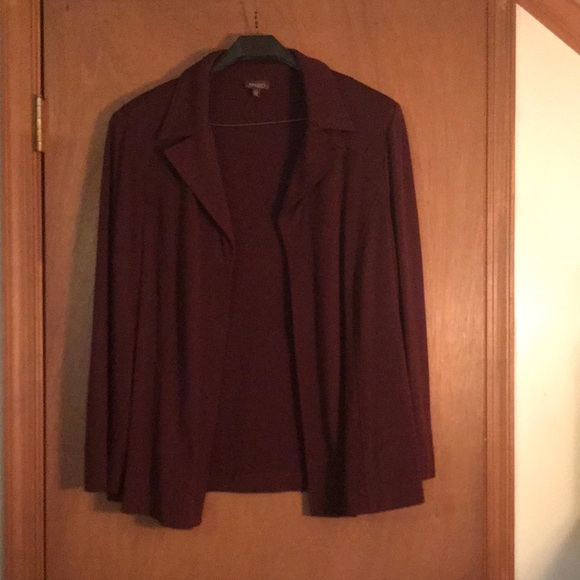 Tesori | Jackets & Coats | Merlot Colored Ladies 0 Wool Suit Jacket ...